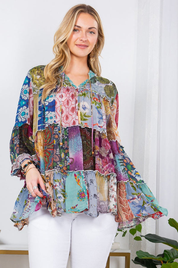 Patchwork Tops | Young Threads Clothing | Shop June Adel